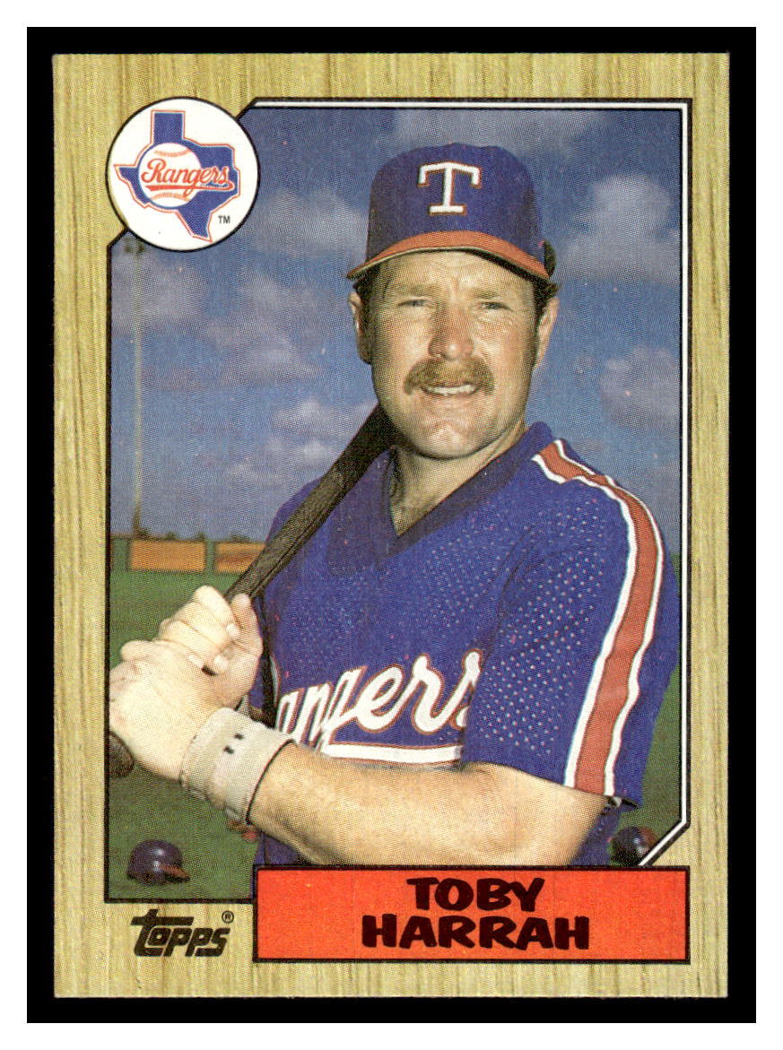 1987 Topps #152 Toby Harrah - Texas Rangers | eBay