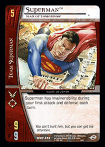VS System: Superman, Man of Tomorrow [Played] DC Worlds Finest TCG CCG ...
