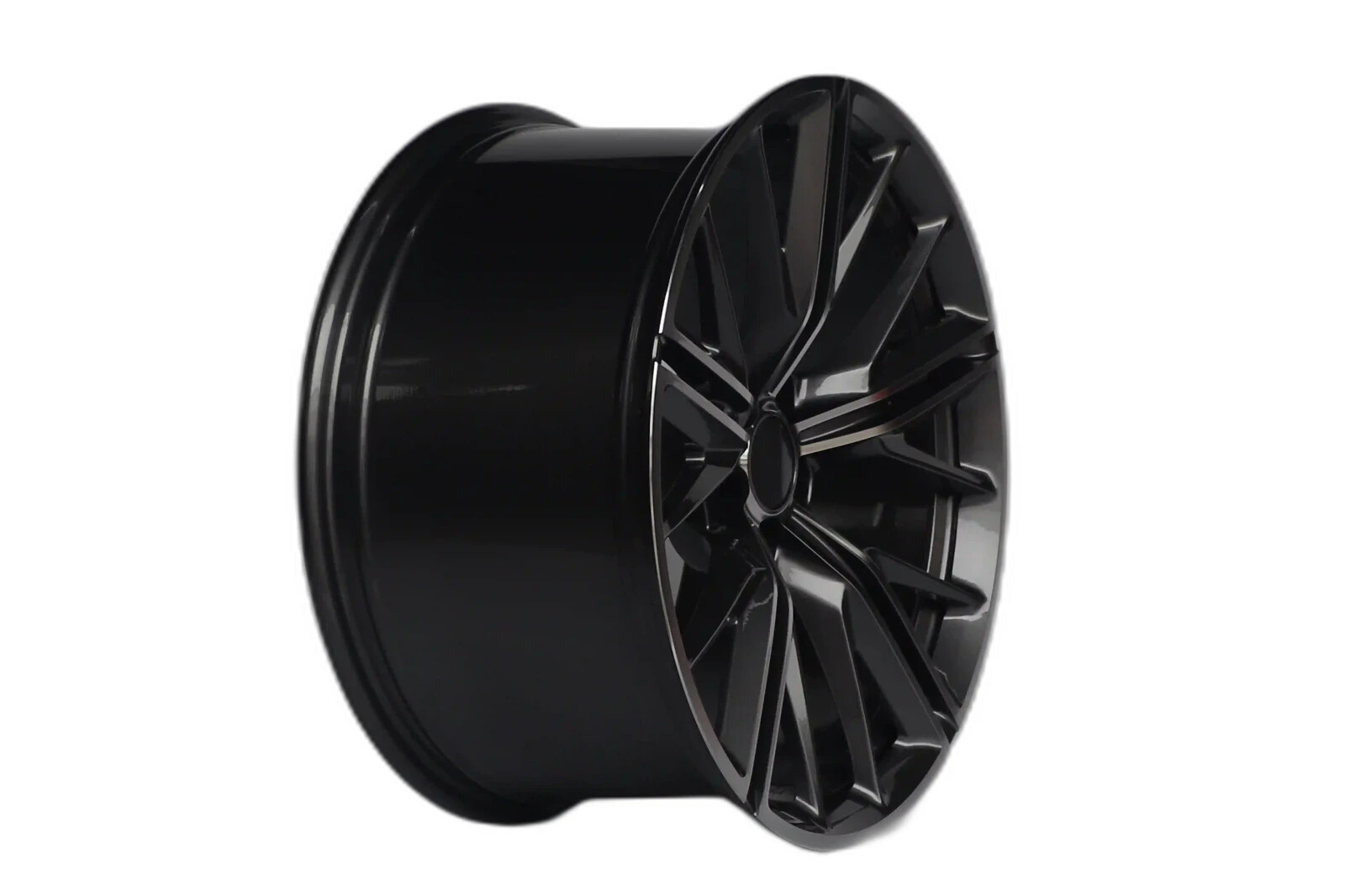 20x11 Gunmetal Machined Face Wheels Fits Chevrolet 5X120 Rims 20" Set 4 ...