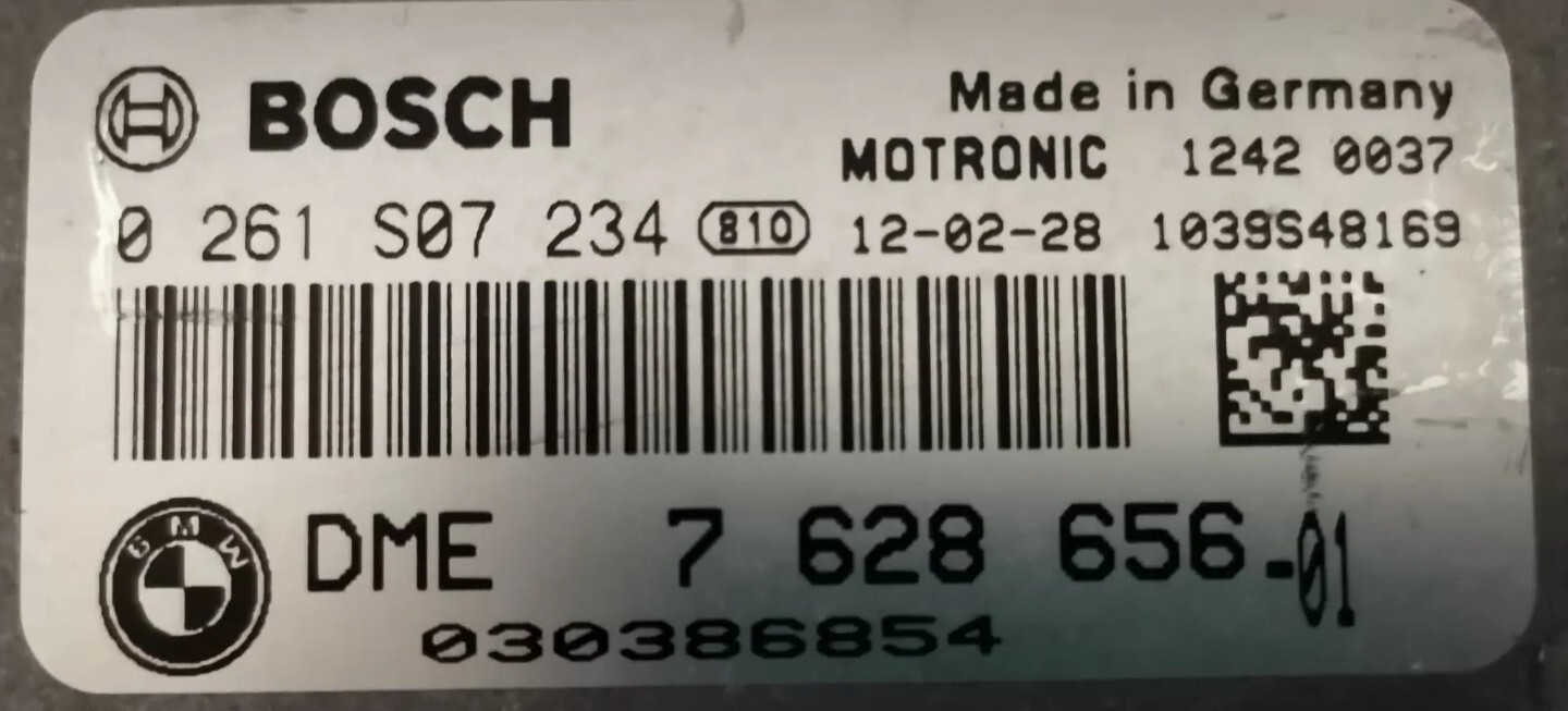 BMW ECU X1 E84 E90 7628656 12147628656 0261S07234 ECU FULL KIT CAS KEY ...
