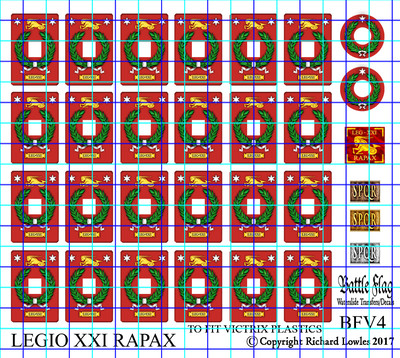 Shield Decals for Victrix Early Imperial Roman Legionaries. Legio XXI ...