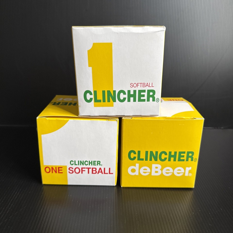 New 3-Pack DeBeer Official Clincher Softball No F12 G DeBeer & Son ...