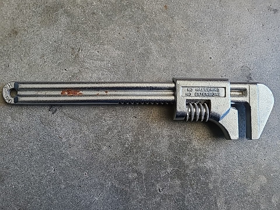 Crescent C79 Adjustable Automotive Wrench Silver Alloy Steel 9" | eBay