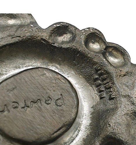 Pewter Colonial Casting Holly Leaf Candle Holders Set of 2 Christmas | eBay