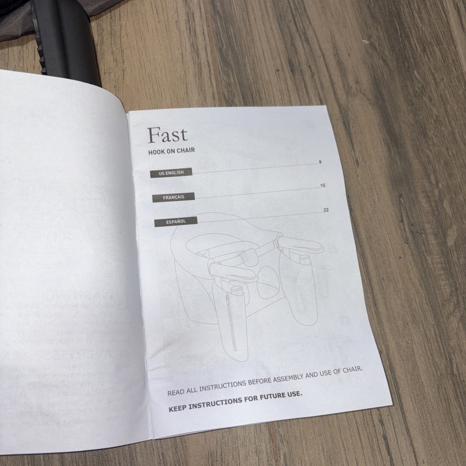 Inglesina Fast Hook On Table Chair Up To 37 Pounds - Navy Blue | eBay