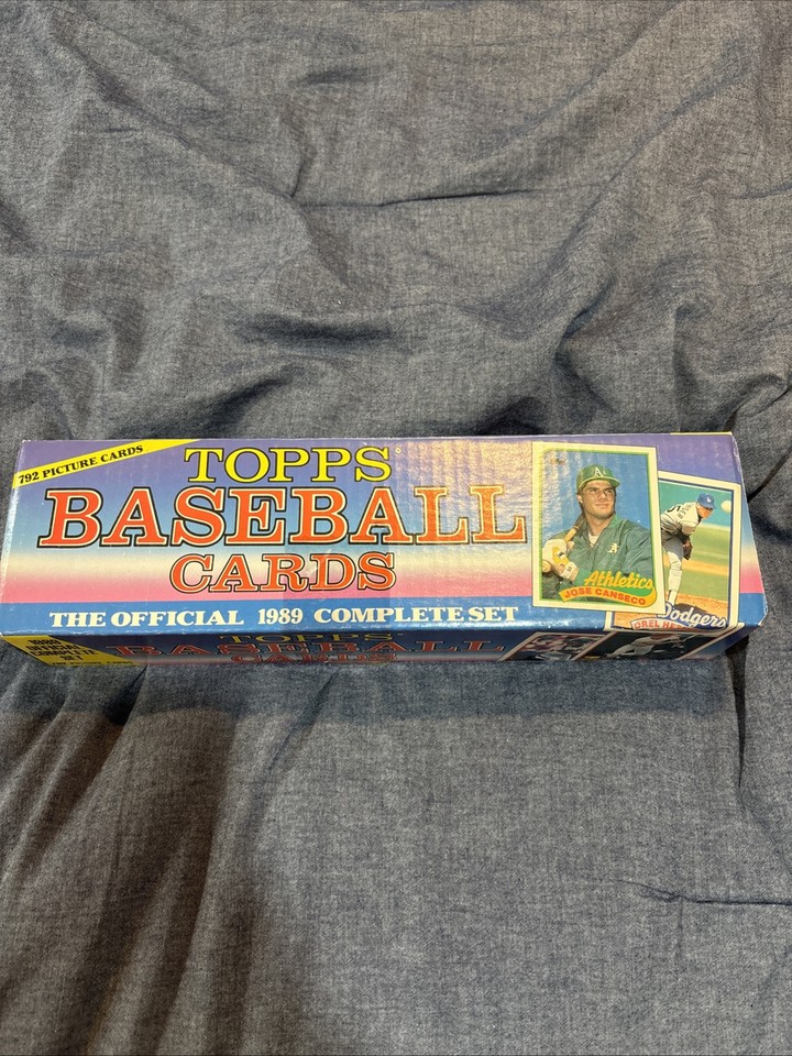 1989 Tops baseball cards complete set 792 Cards | eBay