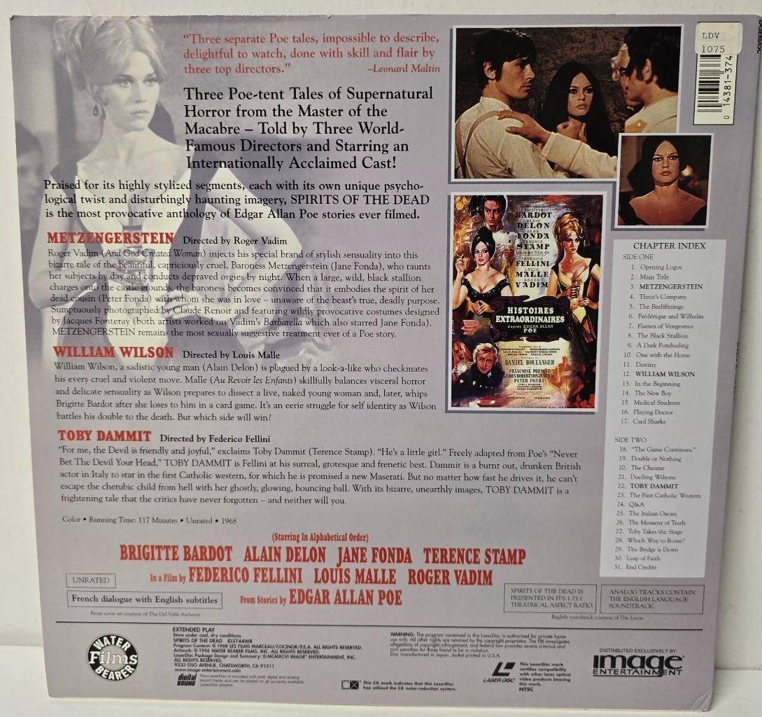 LOT OF 6 HORROR GHOST HELL HOUSE HAUNTING LASERDISC LASER DISC NEW ...