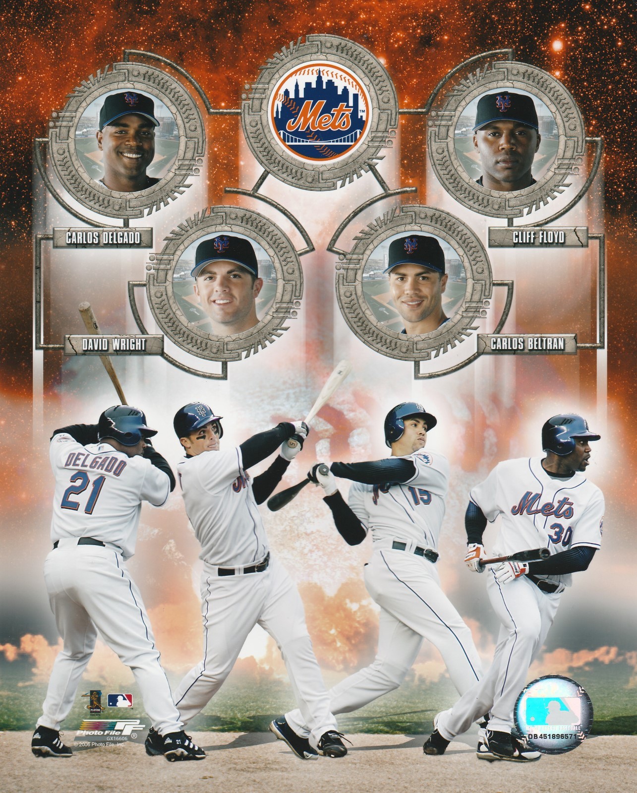 2006 NEW YORK METS COLLAGE TEAM 8X10 LICENSED PHOTO FILE | eBay