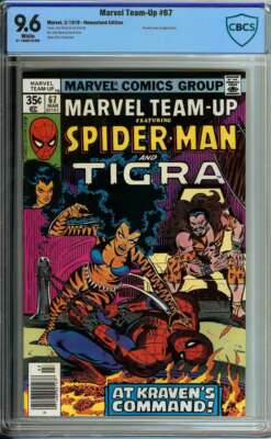 MARVEL TEAM-UP #67 CBCS 9.6 WHITE PAGES // KRAVE COVER MARVEL 1978 | eBay