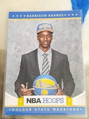 Harrison Barnes ROOKIE NBA Hoops 2012 Card #281 Golden State Warriors ...