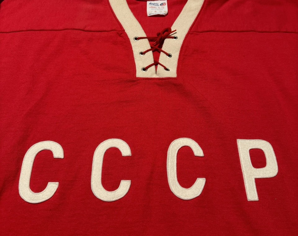 Vintage Athletic Knit CCCP Soviet Union 1972 Summit Series Sweater ...
