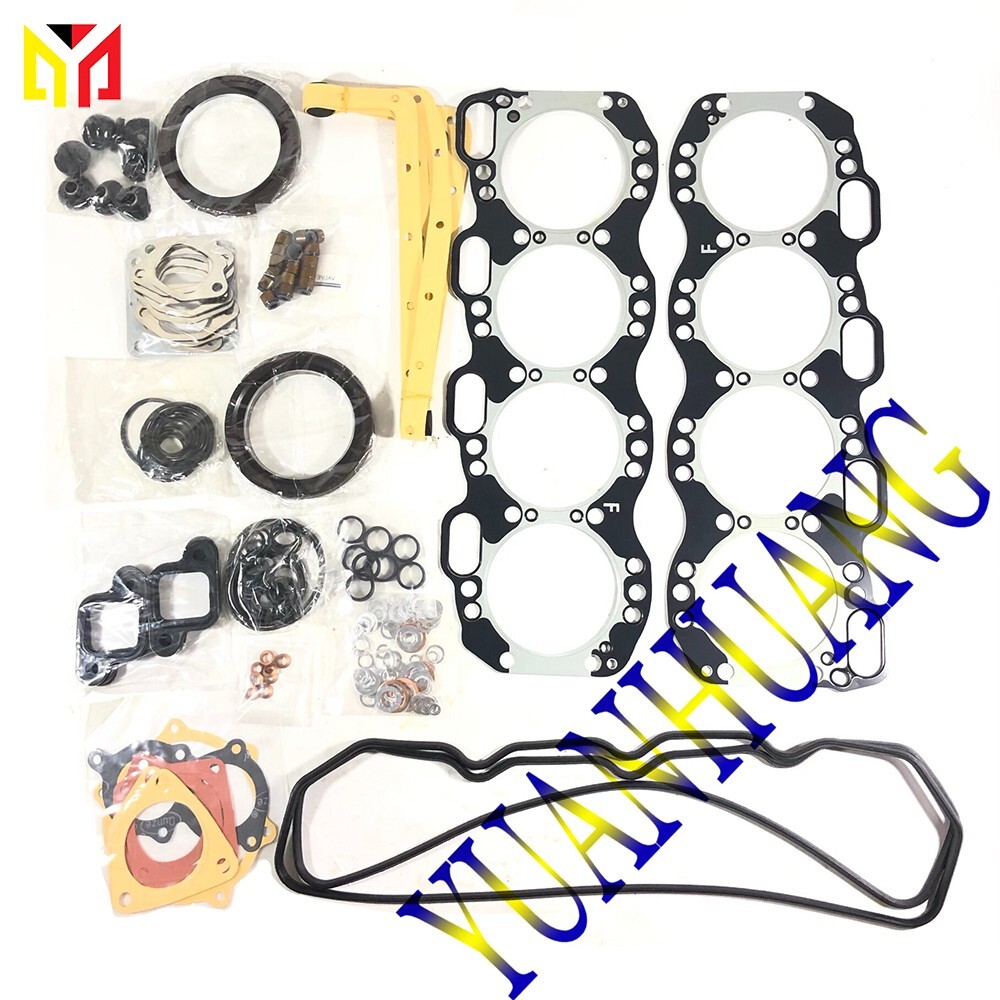 8PE1 Engine Overhaul Full Head Gasket Kit Set For Isuzu Truck Excavator ...