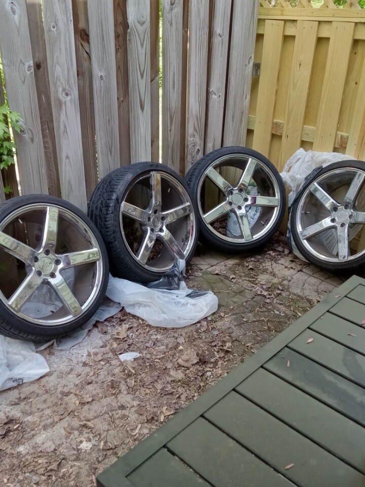 20” 5 Star Chrome Rims | eBay