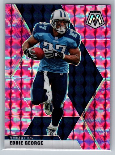 2020 Mosaic Eddie George Camo Pink #196 Tennessee Titans | eBay