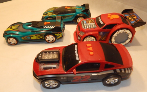 4 Toy State Road Rippers Hotwheels Hyper Racer Quick N Sik Changes ...