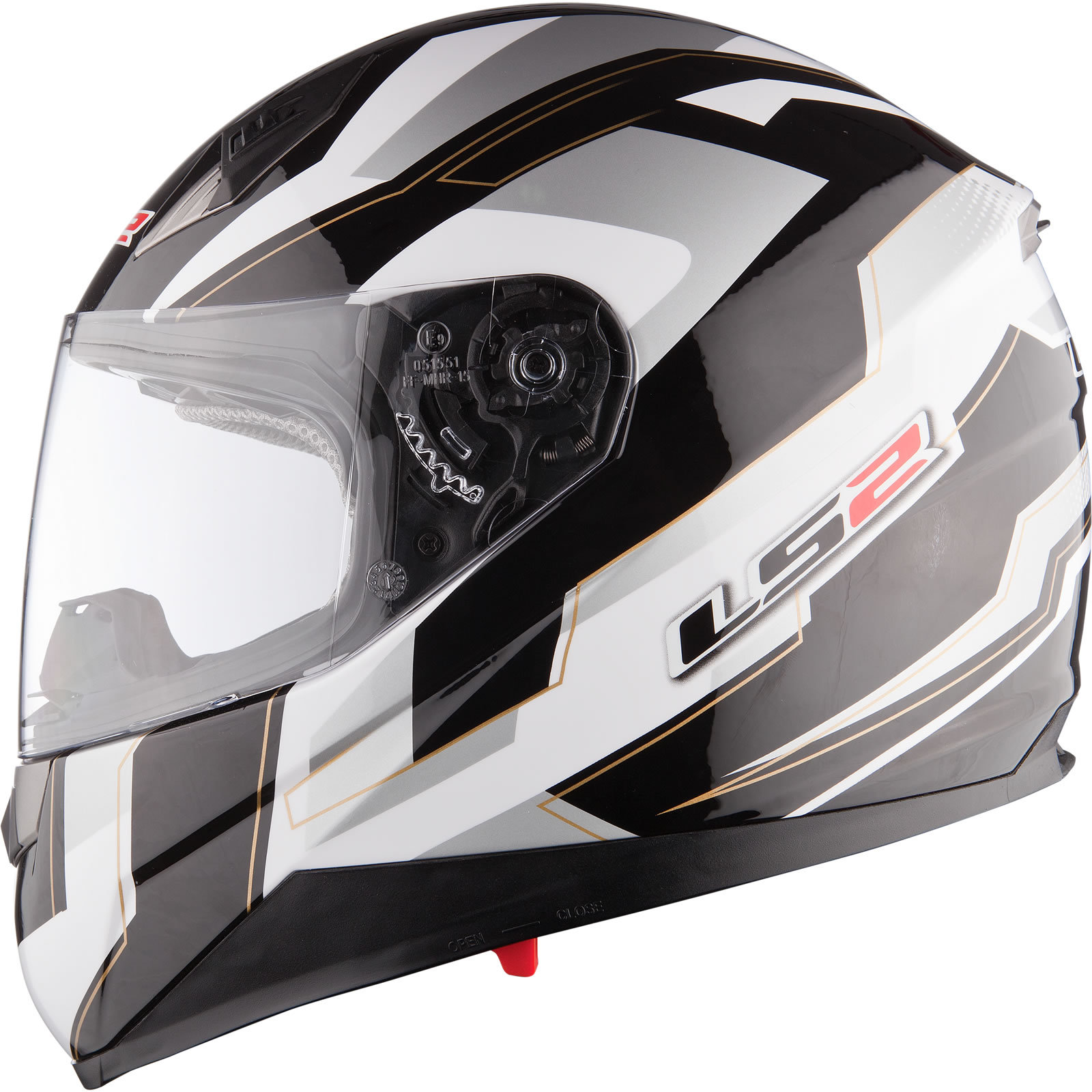 LS2 FF384 SPIT Motorcycle Motorbike full face crash helmet | eBay UK