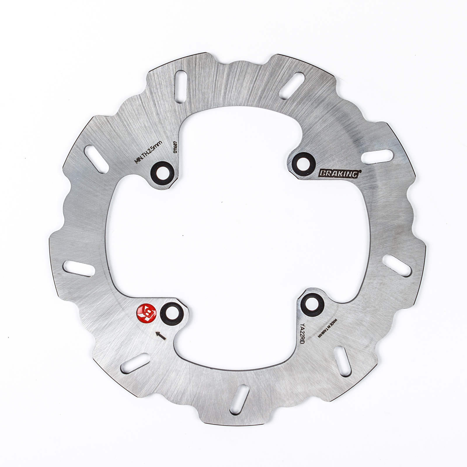 Braking Wave Brake Rotor Rear for Yamaha YZ 65 YZ 80 YZ 85 1993-2021 ...