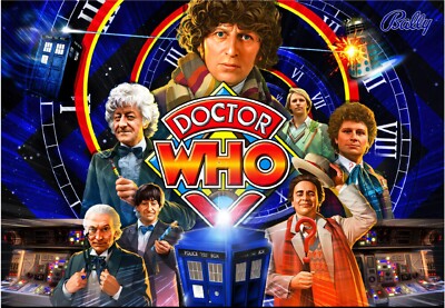 DR Who Doctor Who Pinball Machine Translite Awesome ARTWORK CUSTOM #1 ...