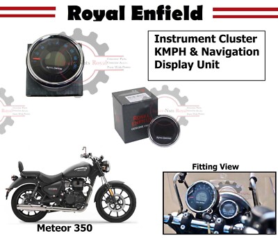 Royal Enfield "Meteor 350 Instrument Cluster KMPH & Navigation Display ...