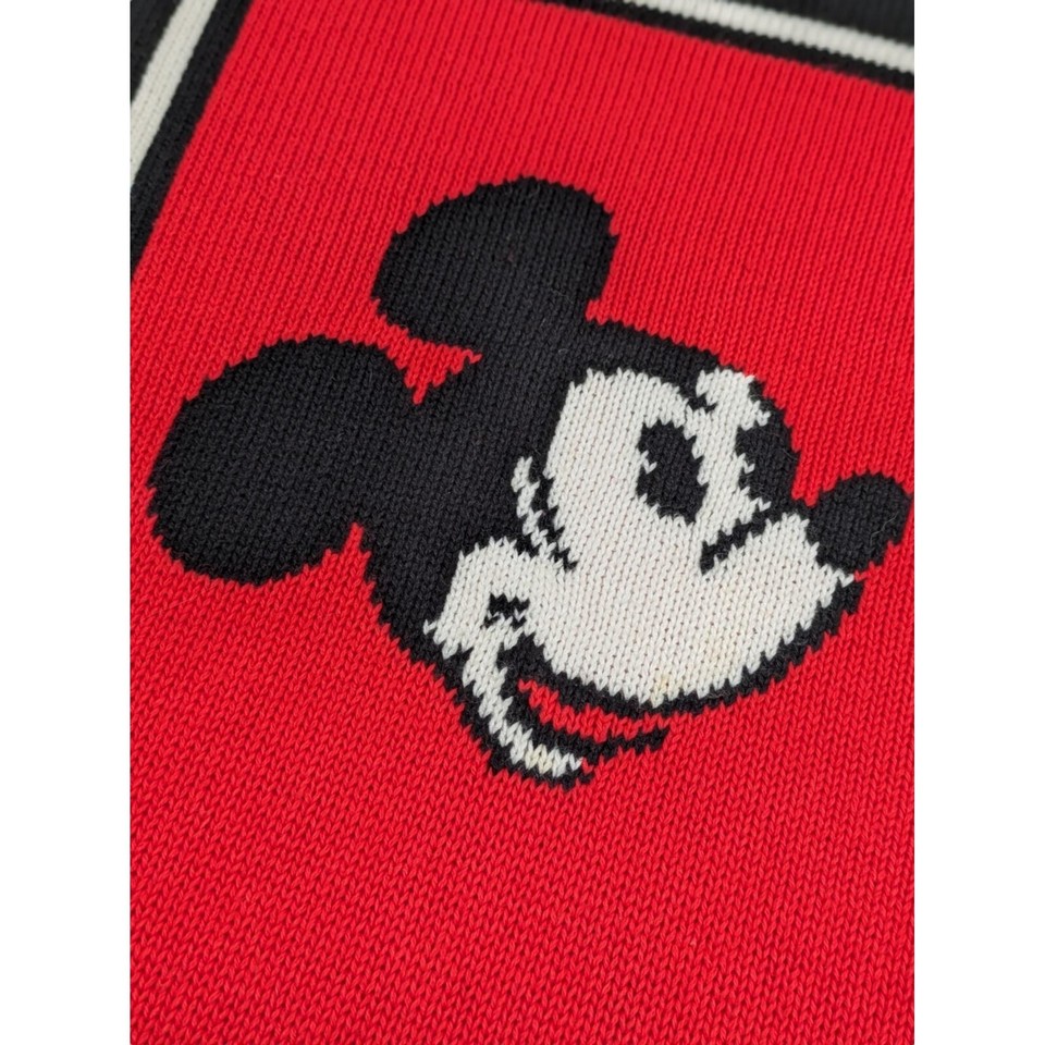 90s VTG Mickey Mouse Knit Sweater Walt Disney World Size XL | eBay