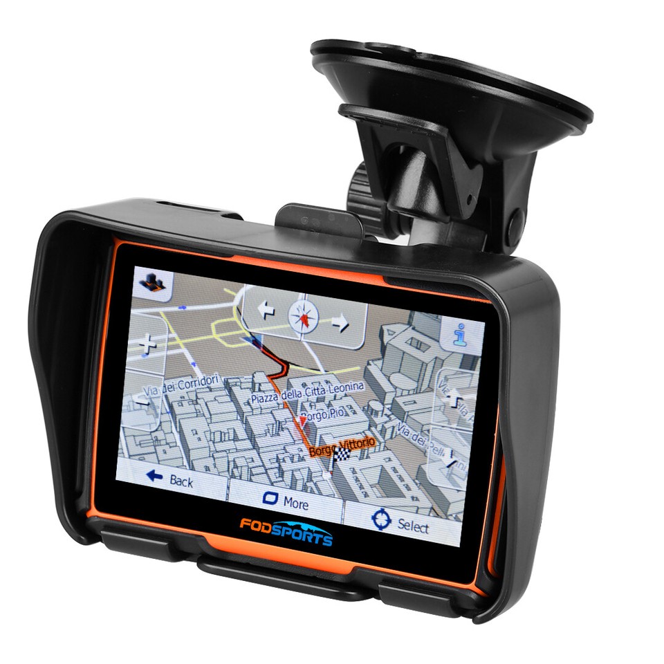 4.3" Motorcycle GPS Navigator Waterproof Navigation SAT NAV 8GB Win CE ...