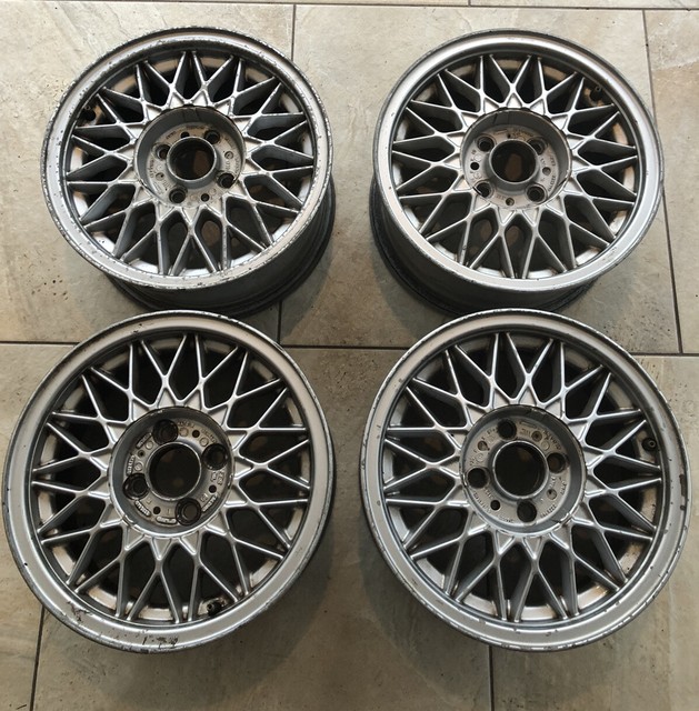 BMW E30 Wheel BBS Rim Euro Basketweave 14 X 6.5 Style 5 No Center Cap ...