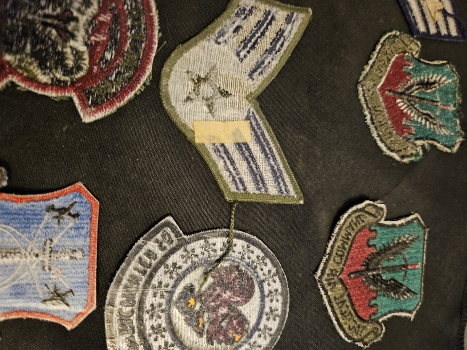Vintage Lot 9 Patches USAF United States Air Force Rare lot Sac Mach 2 ...
