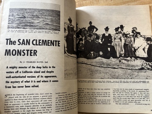 Vtg Pulp Animal Life Magazine 1954- Monsters, Cryptoids, Africa ...