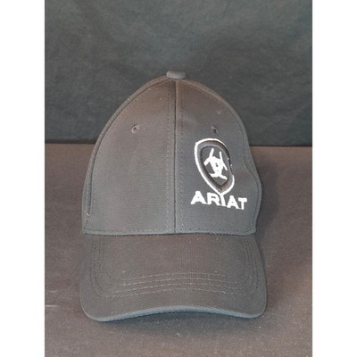 Ariat Black Logo Baseball Cap Hat Mens stretch band one size | eBay
