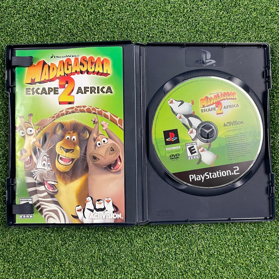 Madagascar 2: Escape Africa (Sony PlayStation 2, 2008) Complete CIB | eBay