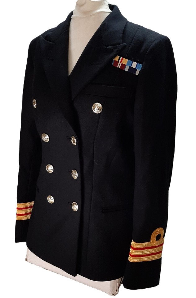 No1B Officers Jacket British Royal Navy Barathea R N Dress Uniform WRNS ...