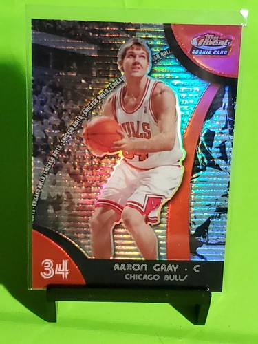 2007-08 Finest Refractors #83 Aaron Gray Chicago Bulls RC Rookie | eBay