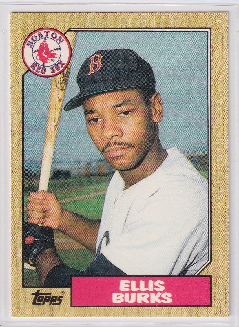 Ellis Burks 1987 Topps Traded Rookie #14T Red Sox RC (109) | eBay