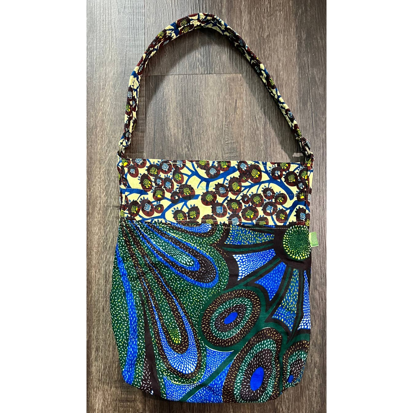 Timbali Crafts African Tribal Boho Purse Market Bag H… - Gem