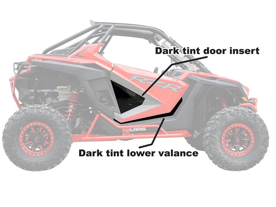 Polaris RZR Pro XP-2 (2020+) Door Inserts w/ Lower Trim Kit (pair) | eBay