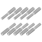 10Pcs Slotted Head M6x20 to M8x20 Double End Threaded Stud Screw Bolt ...