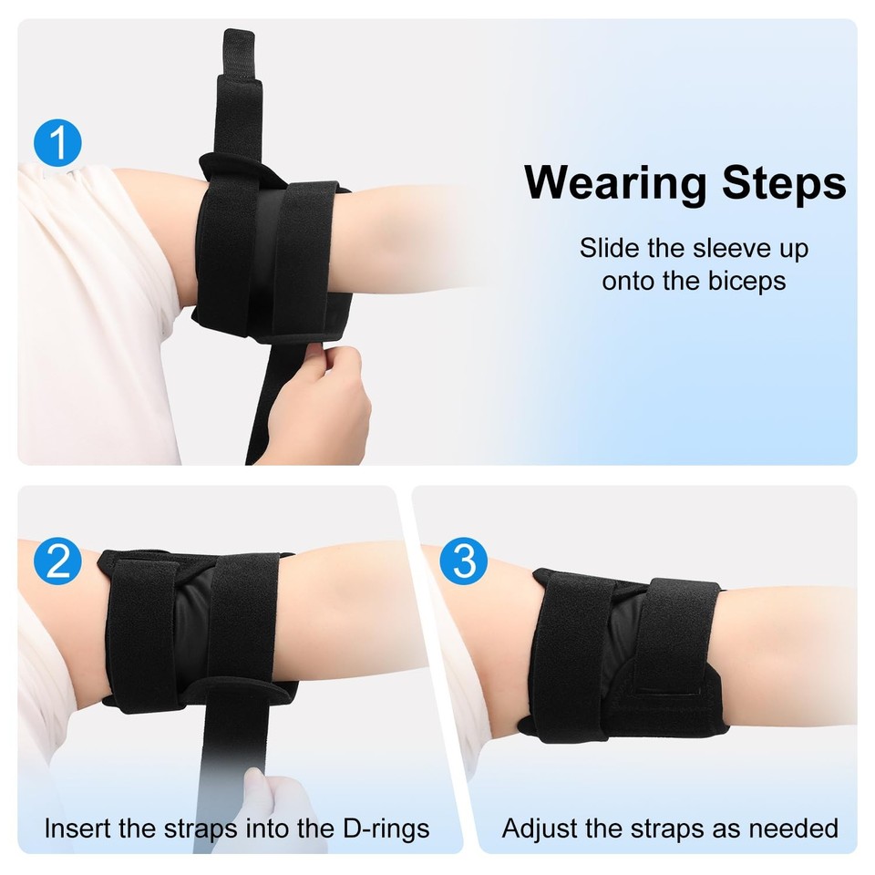 supregear Compression Upper Arm Brace, Comfortable Bicep Tendonitis ...
