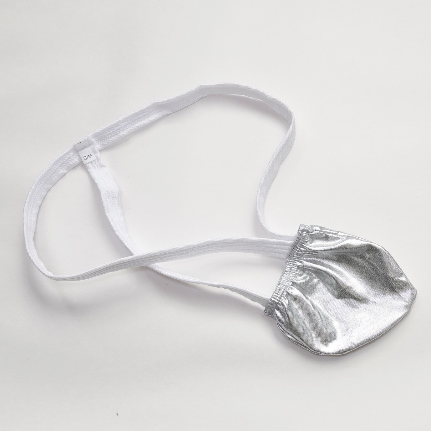 K420G Sexy Mens String Posing Pouch Thong contoured Pouch Metallic ...