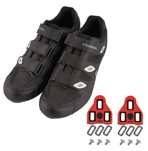 Bicycle Road Bike Universal Cleat Mount Men's Cycling Shoes with 9 ...