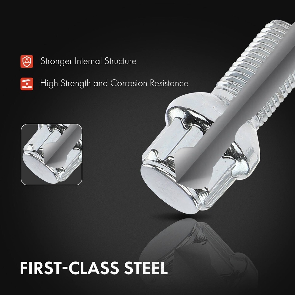 4x M14x1.5mm Wheel Lock Stud Bolt &1x Key for Audi A3 A4 A6 TT Porsche ...