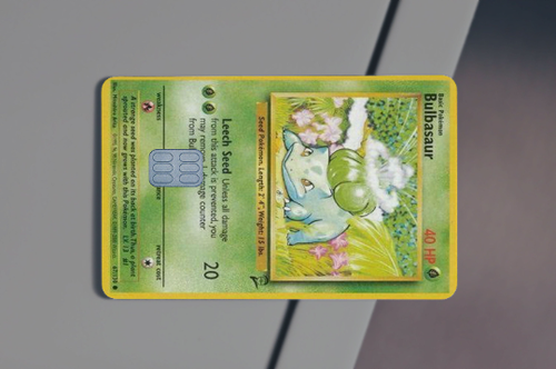 Pokemon Bulbasaur | Classic | Credit Card Sticker | Credit Card Skin ...