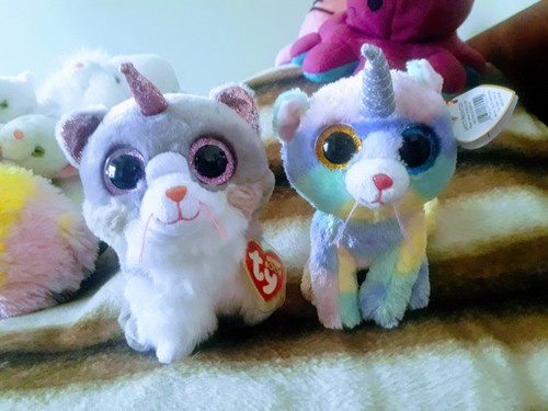 Ty Beanie Boos 36306 Asher The Grey Cat With Horn Boo Regular for sale ...