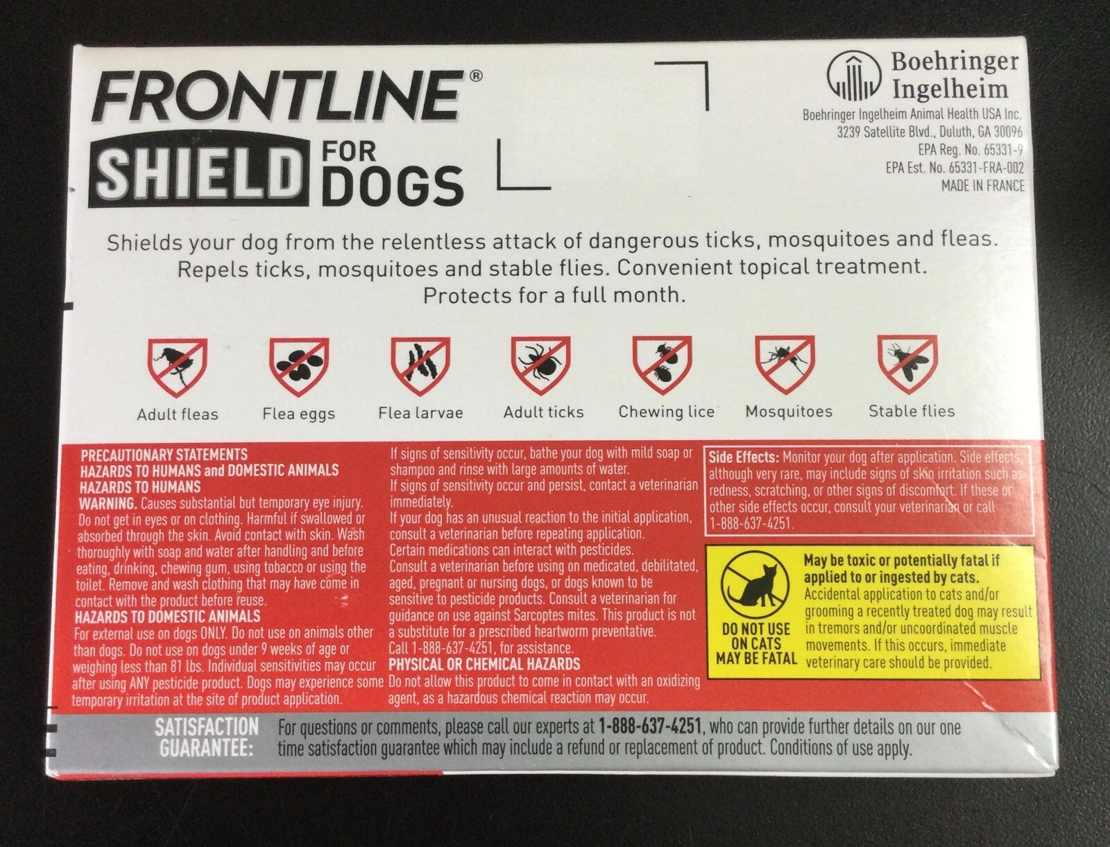 FRONTLINE Shield Flea & Tick Treatment for XL Dogs for sale online | eBay
