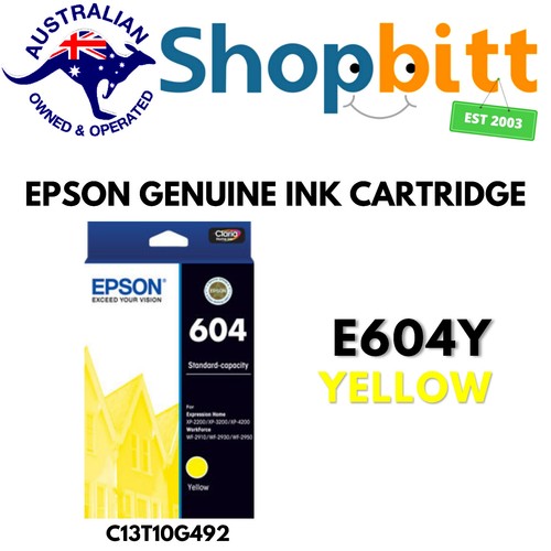 Epson 604 Standard Genuine Ink for XP2200 3200 4200 WF2910/2950 | eBay ...