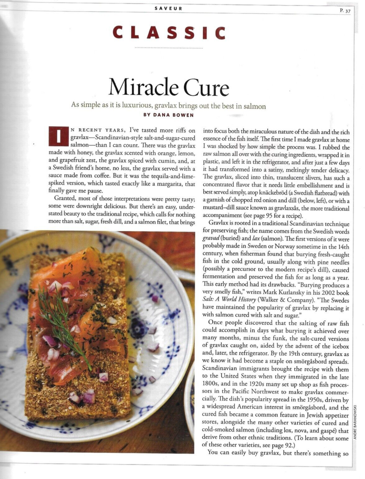 Saveur Magazine Fried Chicken Salmon Recipes Algerian Couscous Japanese ...