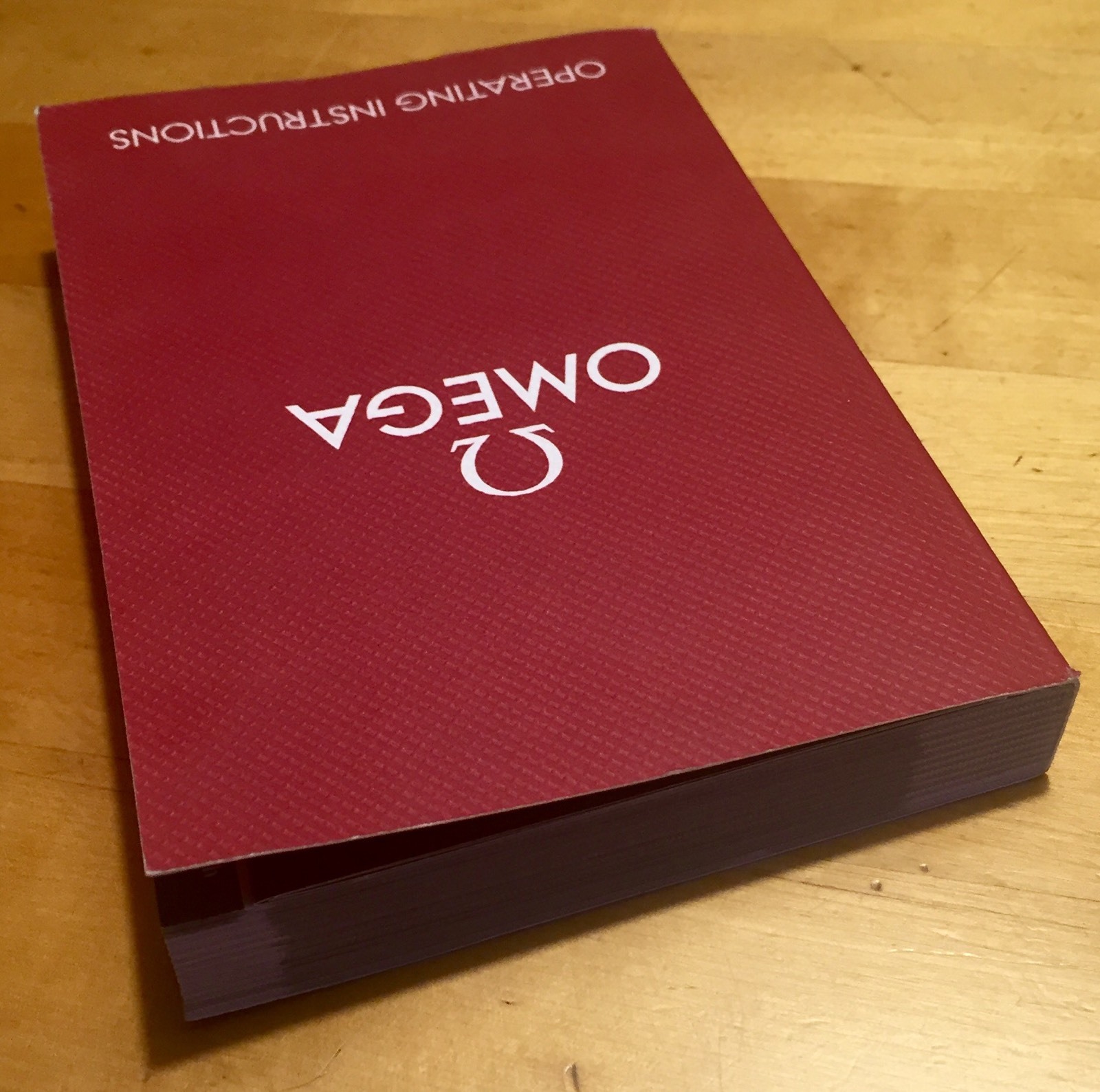 OMEGA Operating Instructions Manual Seamaster Proplof Constellation 1/ ...