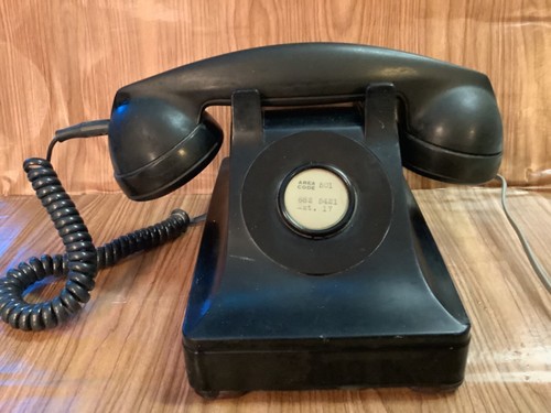 Vintage Western Electric Telephone Without Dial, has dial tone F1 ...