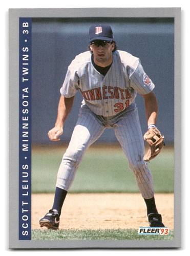 Scott Leius 1993 Fleer Baseball #270 Minnesota Twins | eBay
