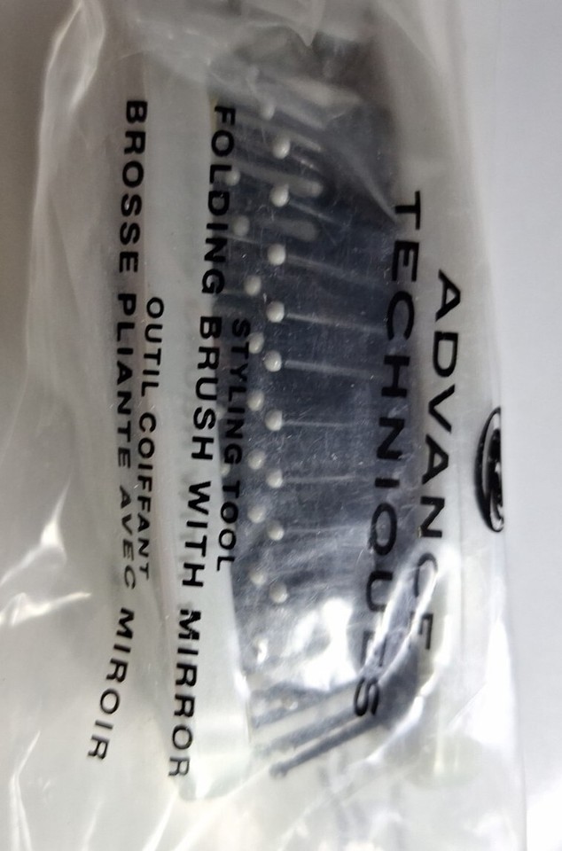 AVON Techniques Styling Tool~Folding Brush with Mirror~NOS | eBay