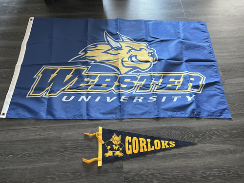 Webster University Gorlocks 3x5 Flag and Gorlock Pennant St. Louis | eBay